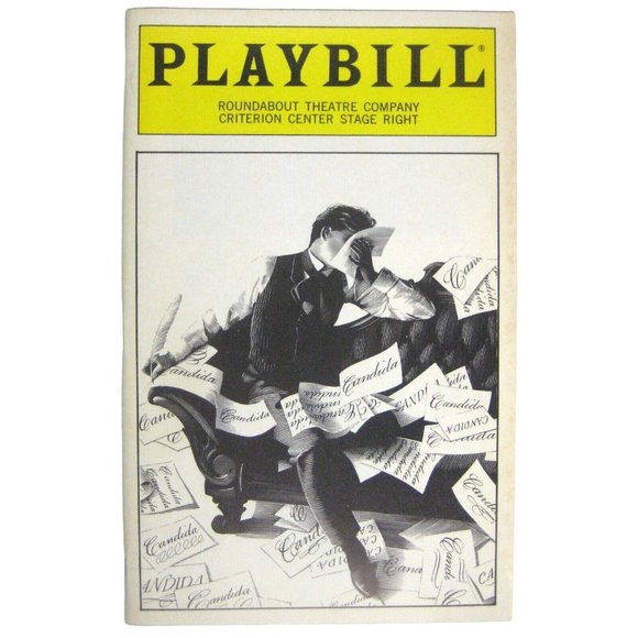 Playbill | Other | Candida Playbill April 993 Mary Steenburgen Robert ...